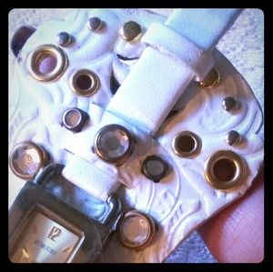 Accessories | Vintage Rumours Watch On White Watch Band | Poshmark